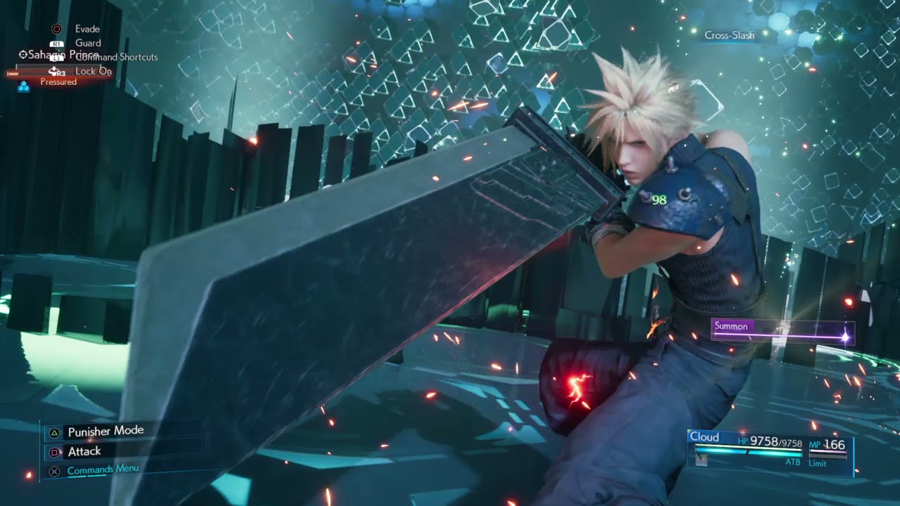 Final fantasy VII remake cross slash - YouTube
