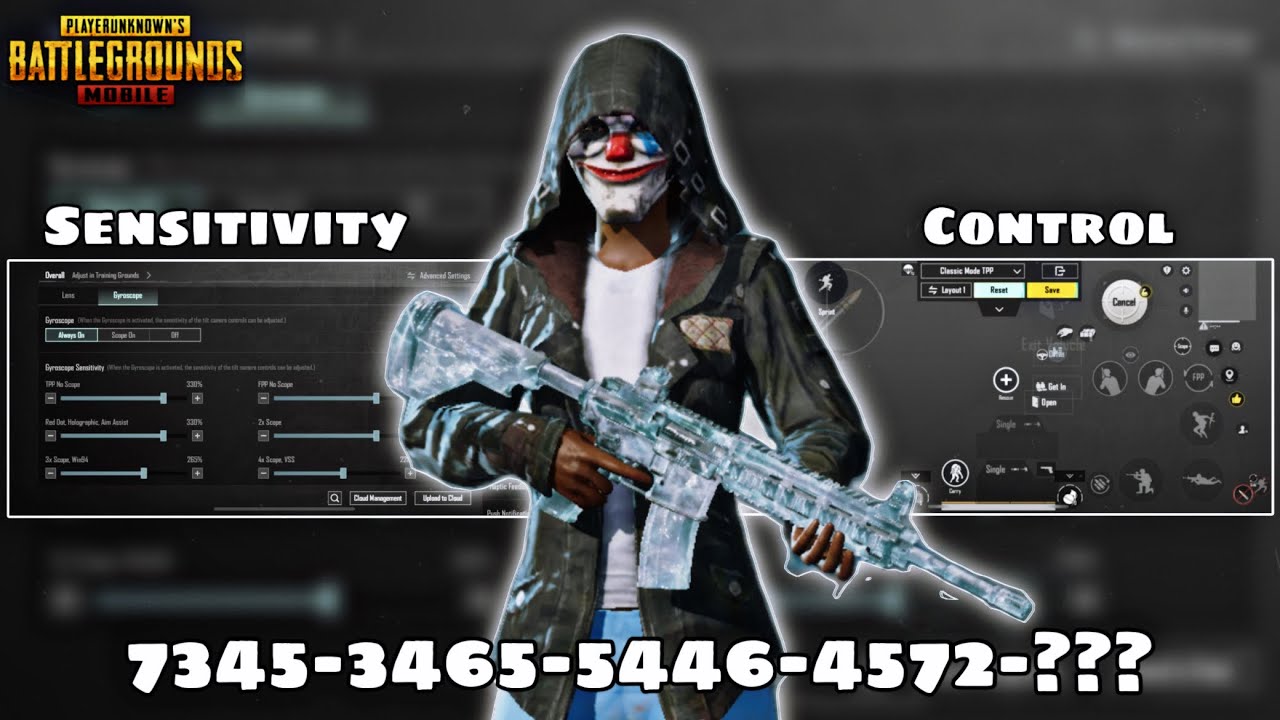 New Update 3.2🔥Best Sensitivity Code + Control Settings Pubg Mobile ...