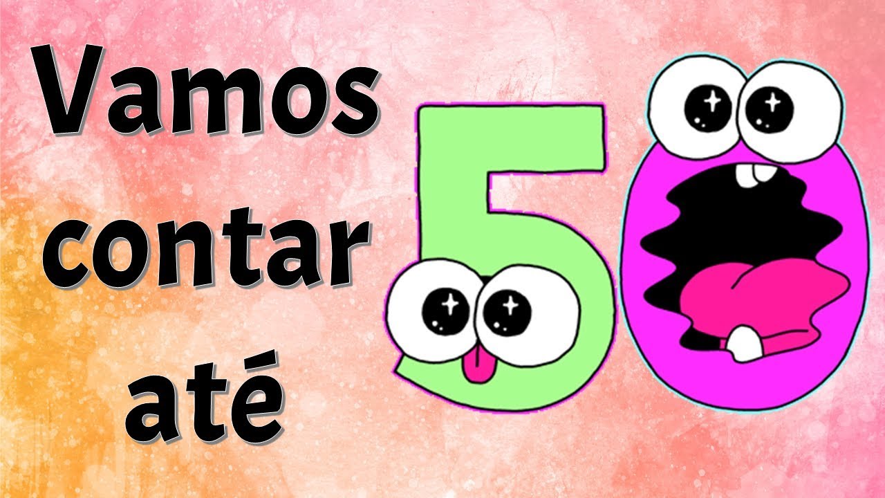 Vamos contar do número 1 ao 50 - praticando a contagem até o 50 - YouTube