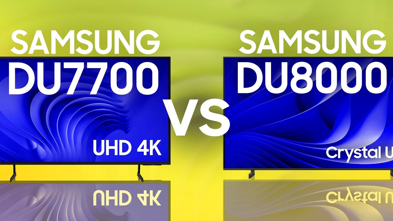 ⚔️ Samsung DU8000 vs DU7700: QUAL CRYSTAL UHD LEVAR PRA CASA? - YouTube