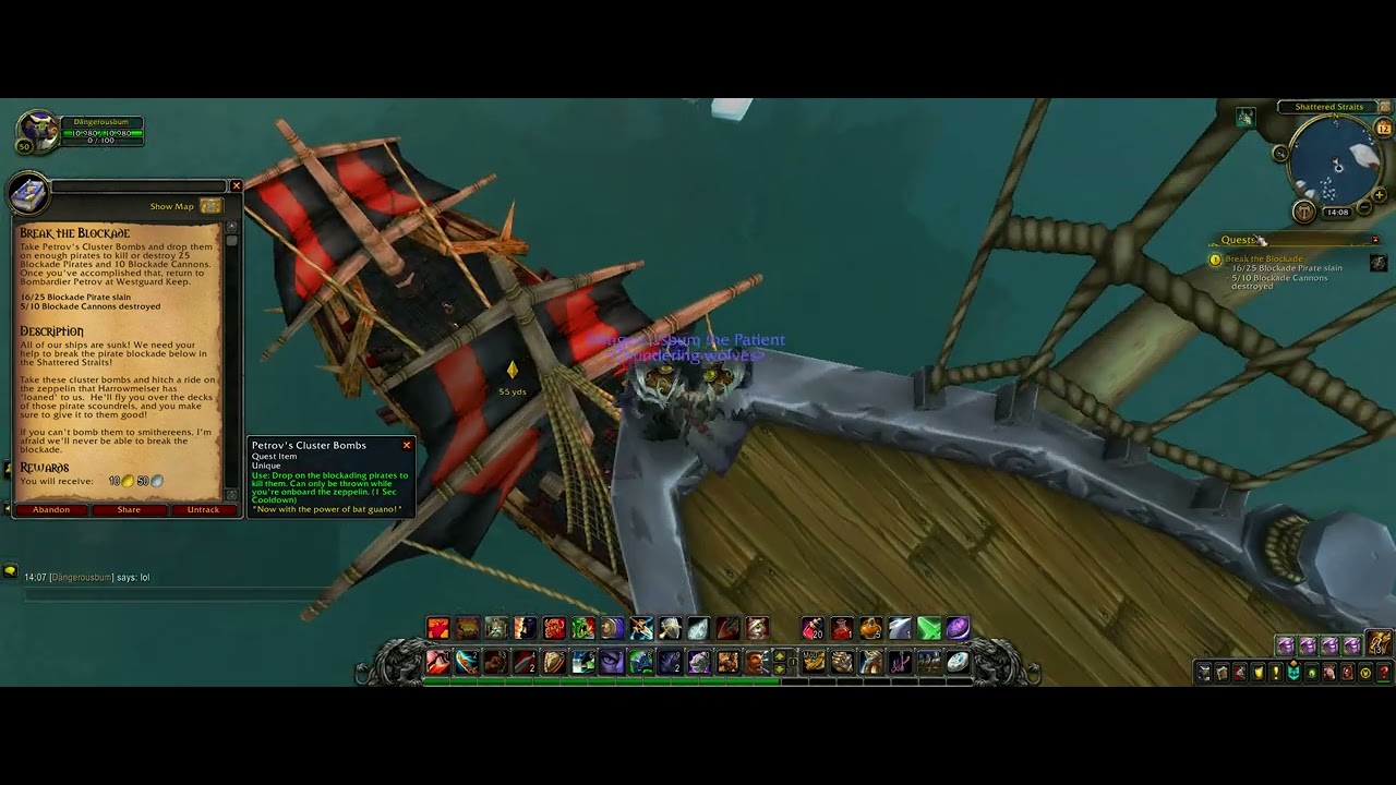 World of Warcraft: Break the Blockade - Quest ID 11153 (Gameplay ...