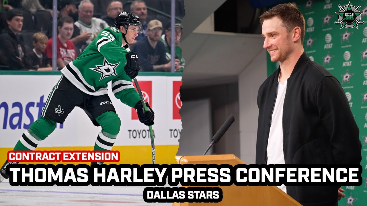 Thomas Harley His New CONTRACT EXTENSION With The Dallas Stars - YouTube