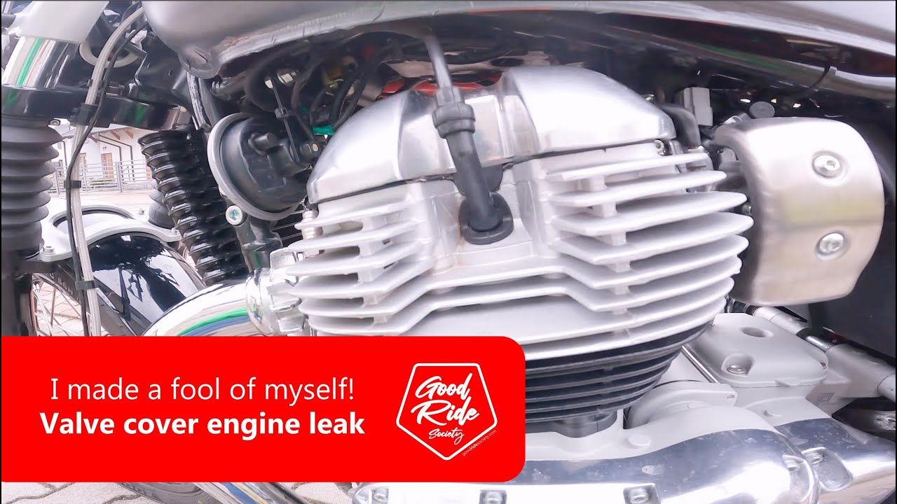I made a fool of myself! Valve cover oil leak in RE Interceptor 650 ...