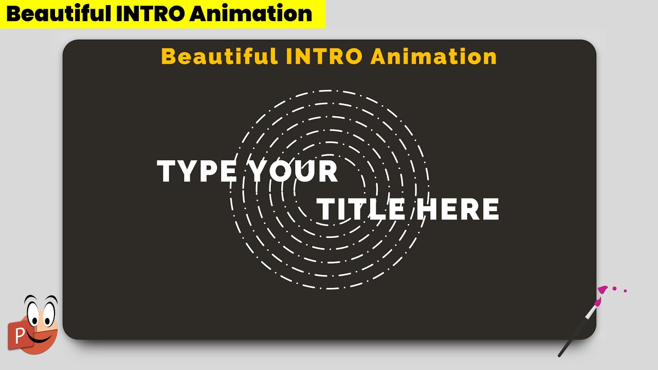 103.Beautiful INTRO Animation using PowerPoint | PPT Slide | Advanced ...