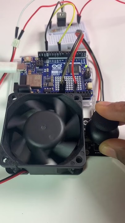 Arduino Project Using Arduino Controlling Dc Fan Through Joystick Arduino Arduinoproject 