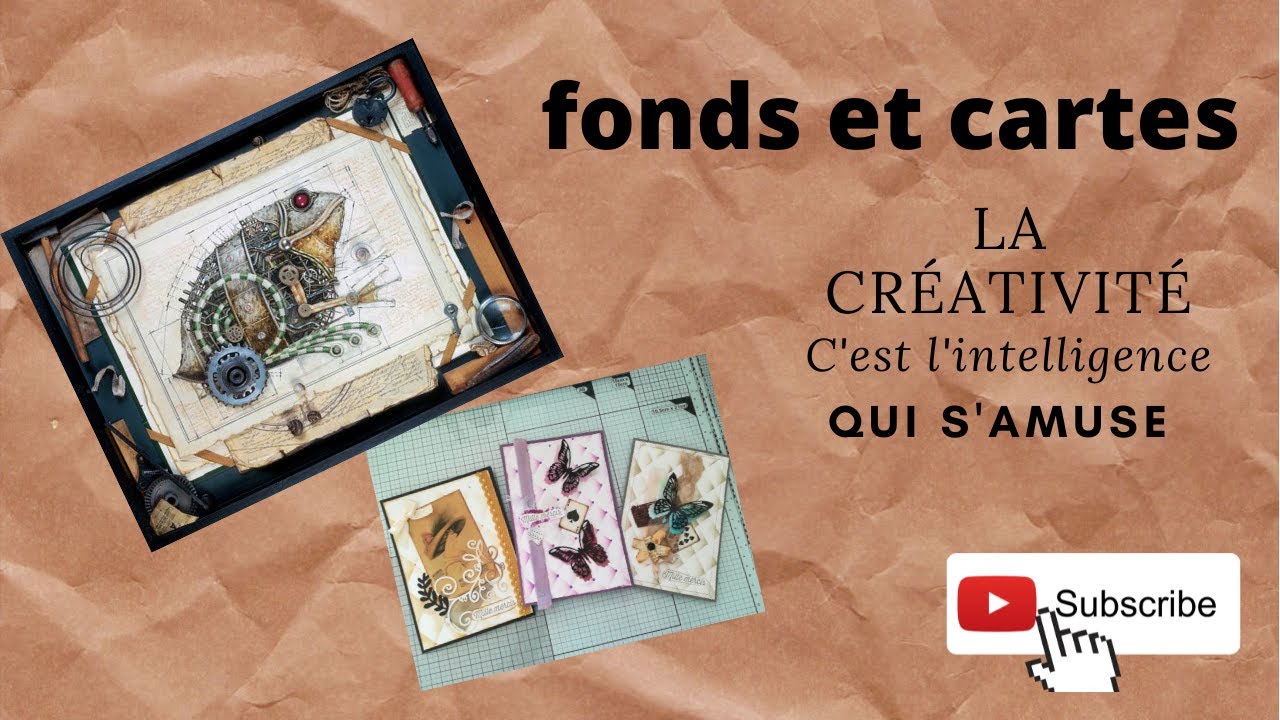 #11 - Astuce #2 fond de carte avec découpe rhodoïd - YouTube