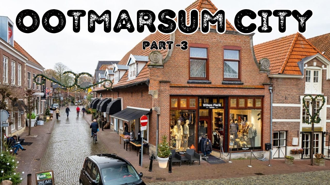 Walking through the center of Ootmarsum The Netherlands part 3🌤 ...