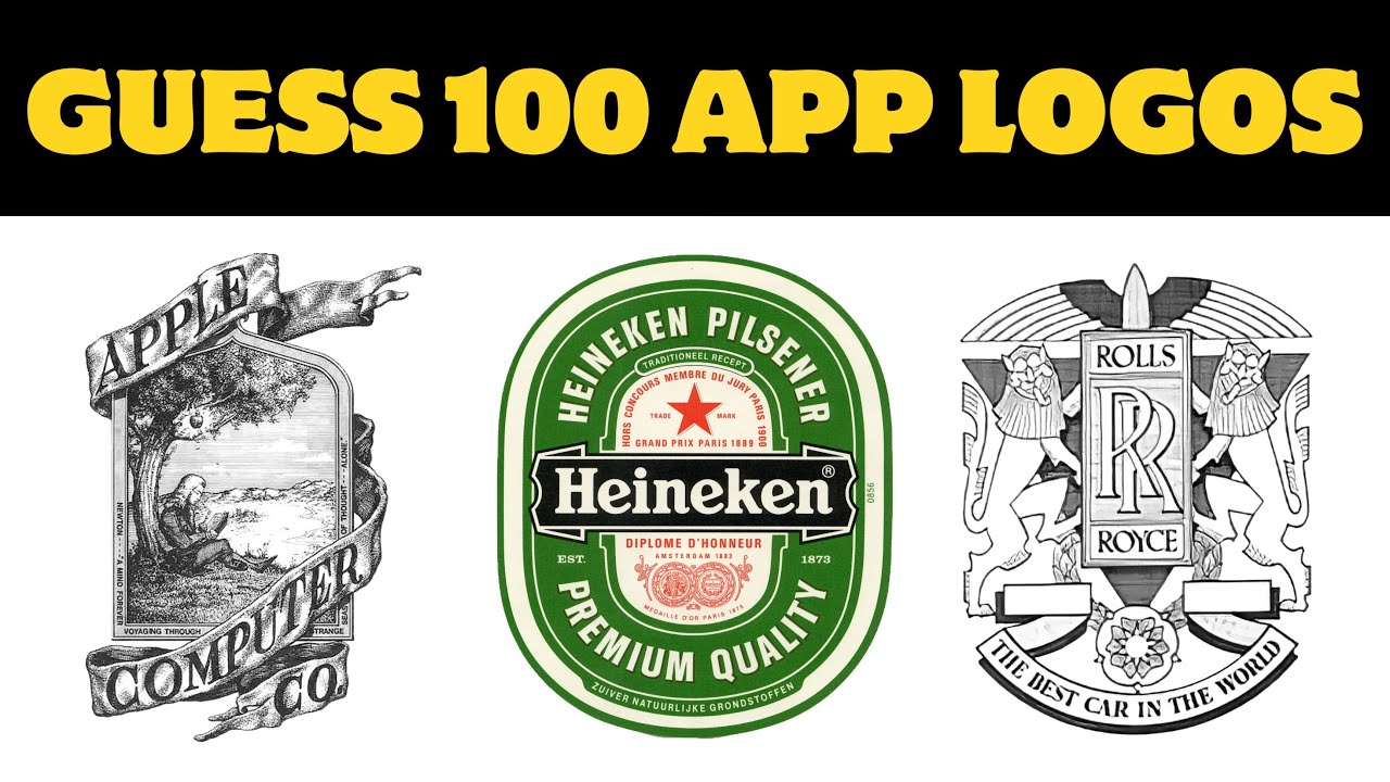 Guess The Old Logos Of Famous Brands - YouTube