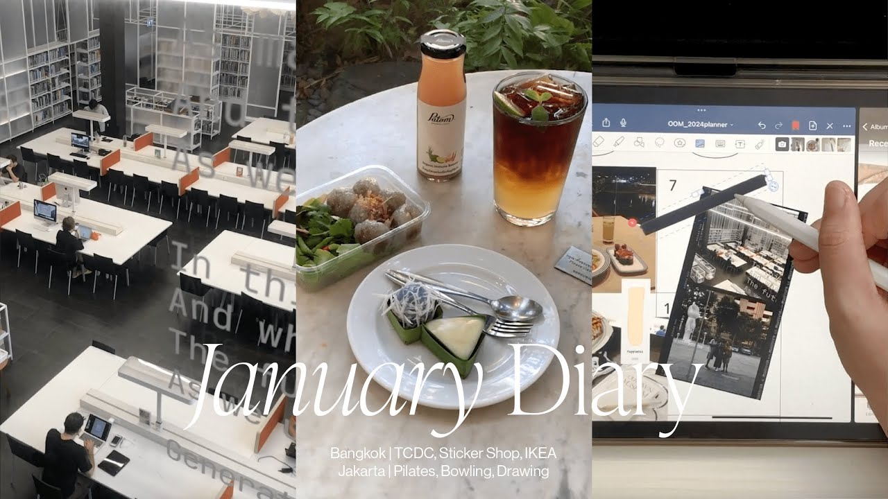 January diary ⋆𐙚₊˚⊹ journal with me on iPad - YouTube