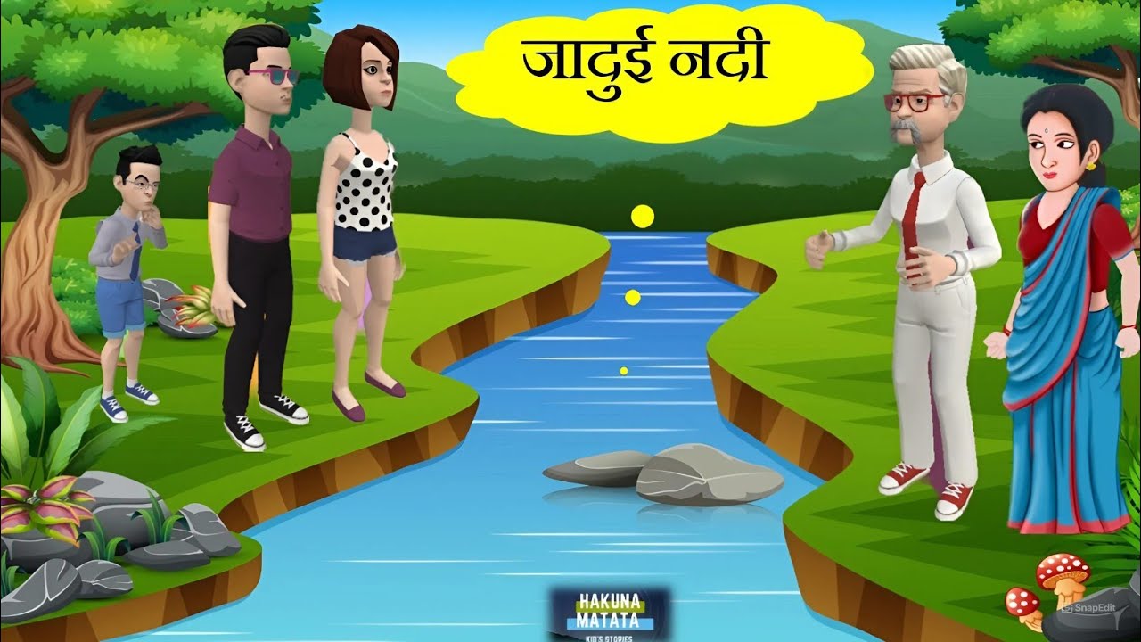 Jadui Nadi | Hindi moral story | cartoon - YouTube
