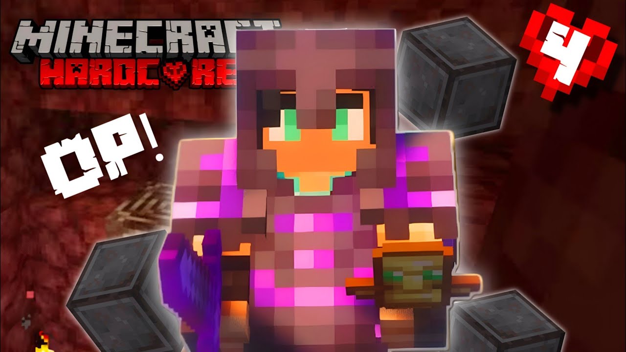 I MADE FULLY NETHERITE ARMOR In MINECRAFT HARDCORE - YouTube