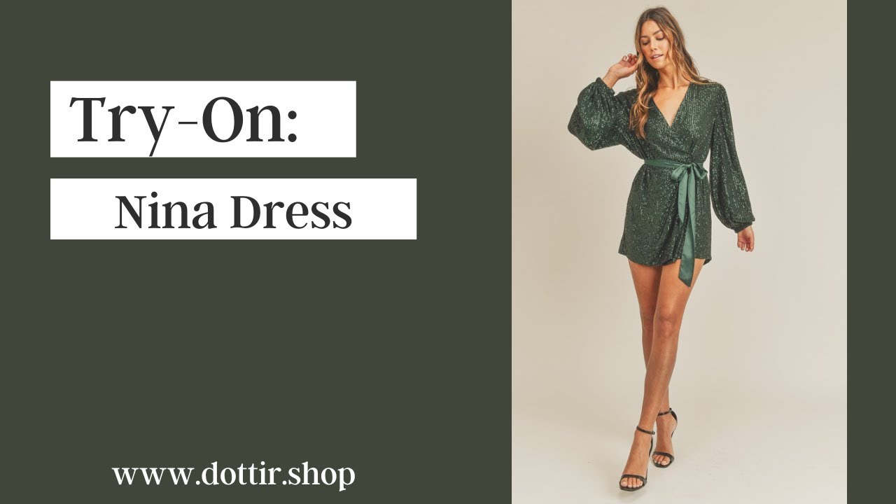 Try-On: the Nina Dress - YouTube