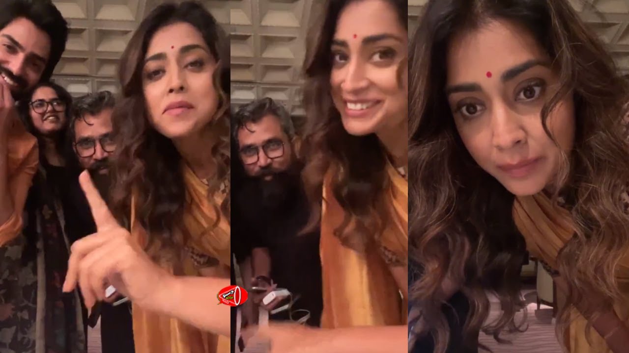 Actress Shriya Saran Funny Conversation On Instagram Live | Gamanam ...