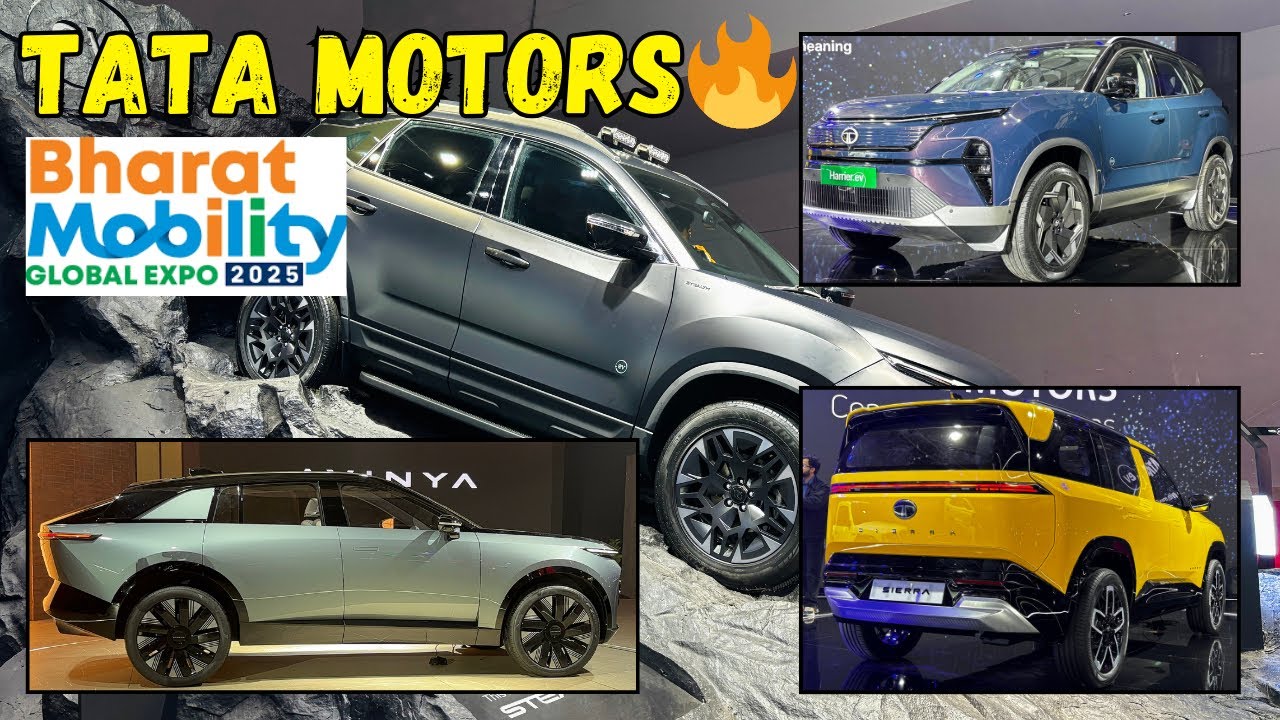 Tata Motors Pavilion at Auto Expo 2025 | New Tata Harrier EV | Tata ...