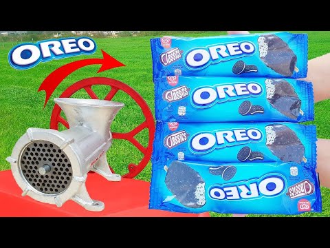 EXPERIMENT OREO VS MEAT GRINDER PART (1) With COOL METHOD** - YouTube