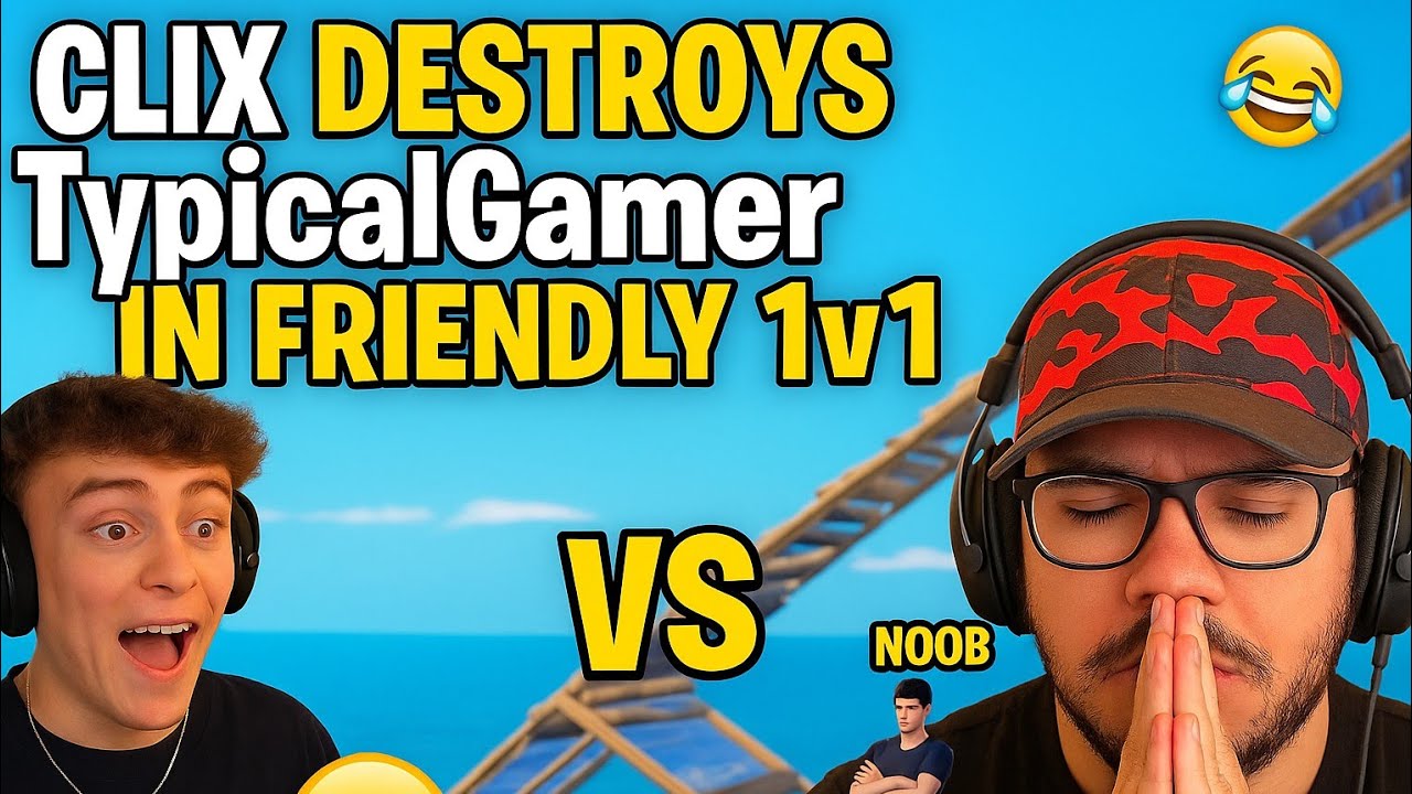Clix vs TypicalGamer – Friendly 1v1 Showdown! ⚔️🔥 - YouTube