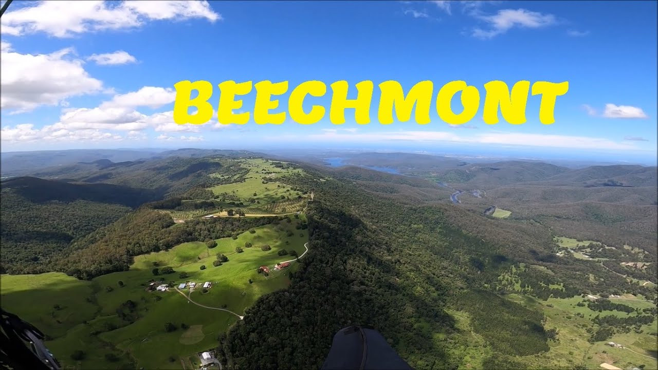Paragliding at Beechmont qld - YouTube