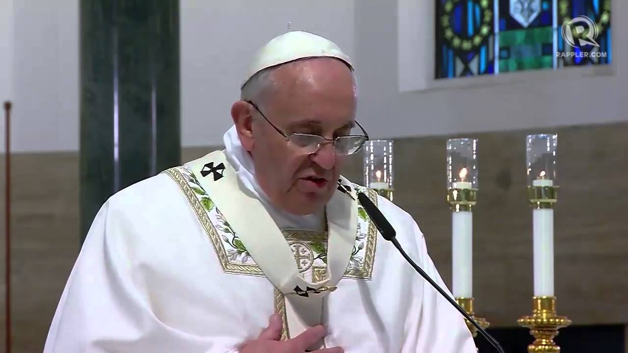 Pope Francis calls to fight injustice - YouTube