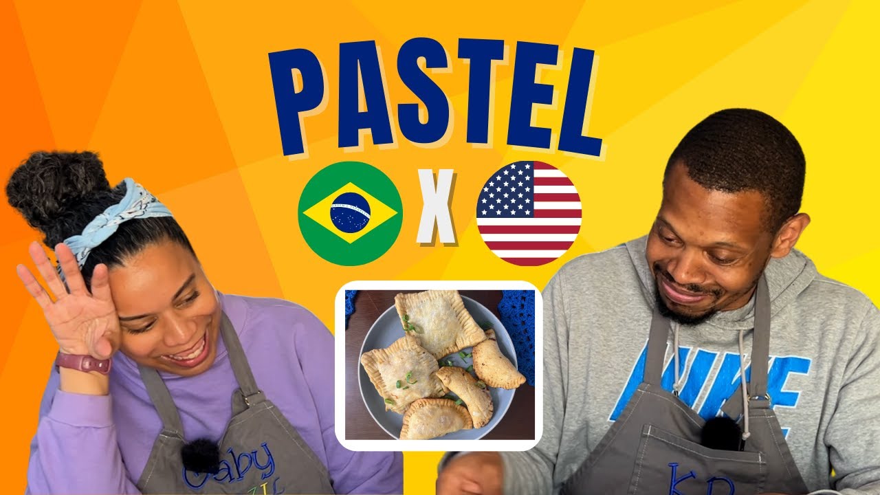 BATTLE OF PASTEL | BRAZILIAN x AMERICAN (Batalha do Pastel: Brasil x ...