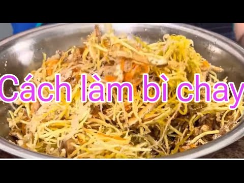 CÁCH LÀM BÌ CHAY CHO BÌ BÚN,NHẬN BÁNH MÌ - YouTube