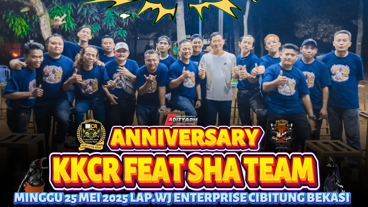 FULL HISTORIES KESERUAN ANNIVERSARY KKCR FT SHA TEAM MINGGU 25 MEI 2025 ...