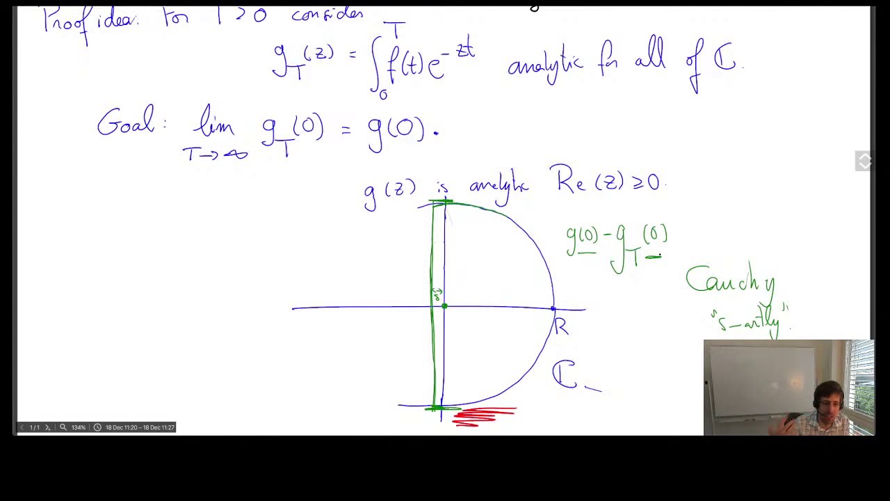 Complex Analysis: Lectures 42 (Last Lecture), Afonso S. Bandeira, ETHZ Fall 2020 - YouTube
