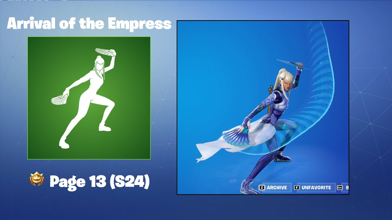 Arrival of the Empress | Fortnite Emote - YouTube