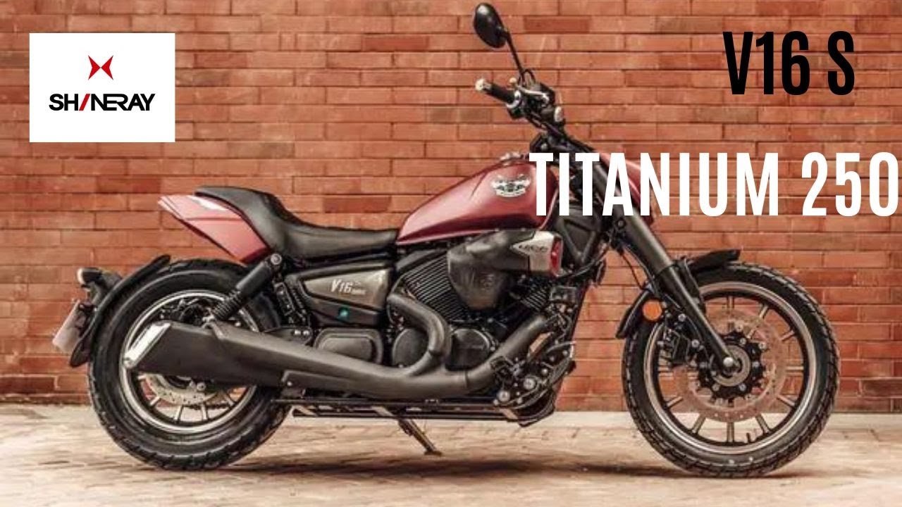 V16S TITANIUM 250 - A MOTO MAIS BONITA DA SHINERAY - YouTube