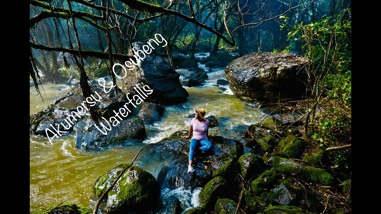 THE MOST BEAUTIFUL WATERFALLS IN GHANA - Akumersu & Osubeng, Eastern ...