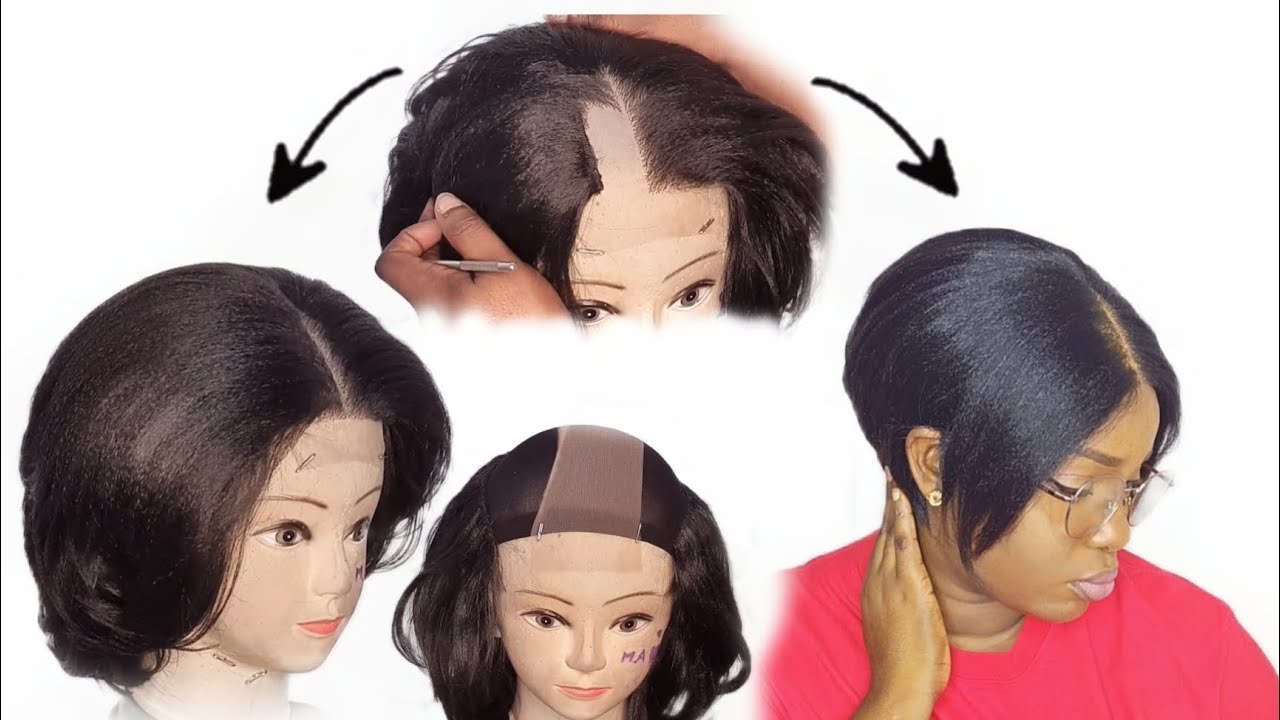 COMMENT FAIRE UNE PERRUQUE SIMPLE SOI-MÊME 😊 / HOW TO MAKE A SIMPLE WIG ...