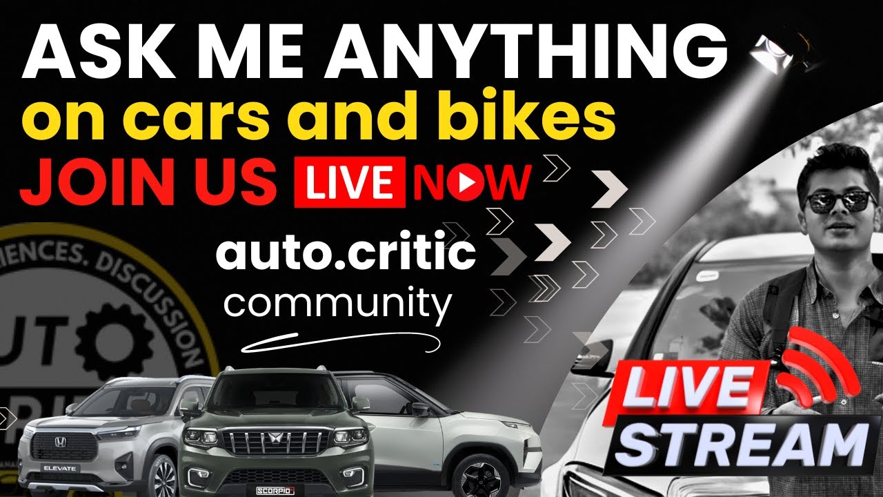 Q&A Live Session Live | Cars and Bikes #Autocritic - YouTube