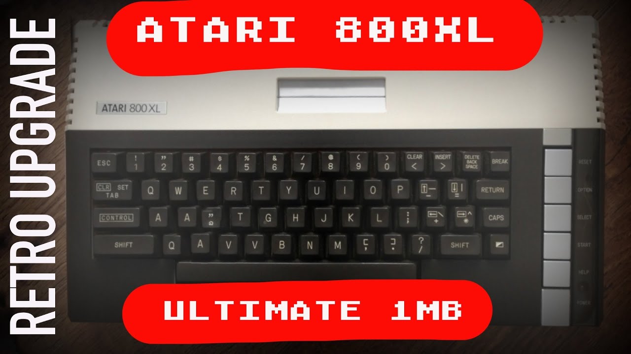 Installing Ultimate 1MB in Atari 800XL - YouTube