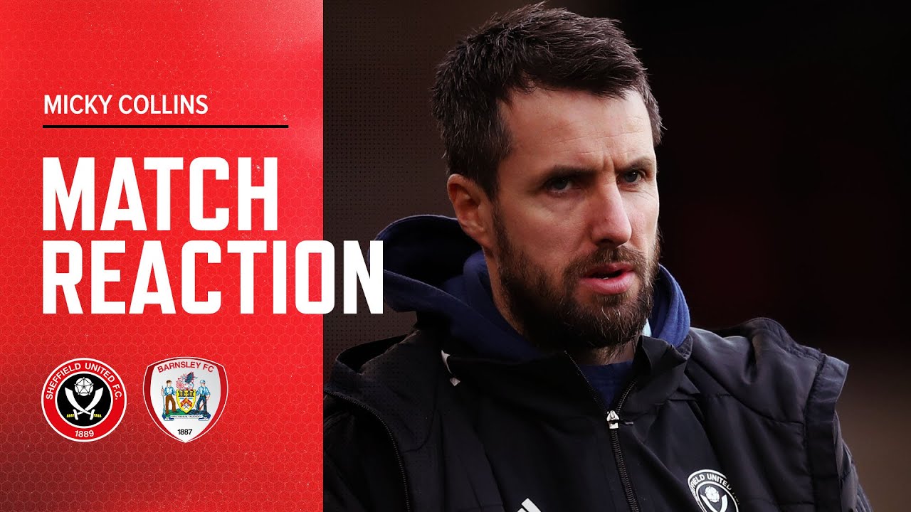 Micky Collins | Sheffield United Under 23s 3-2 Barnsley | Post-match ...