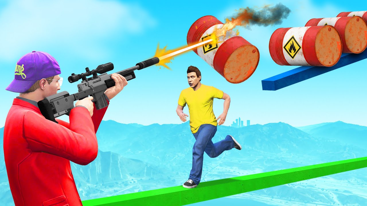 SNIPERS vs RUNNERS in GTA 5! - YouTube
