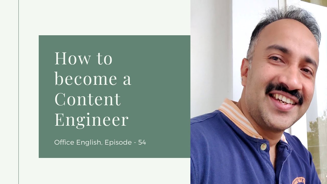 How to become a content engineer? - YouTube