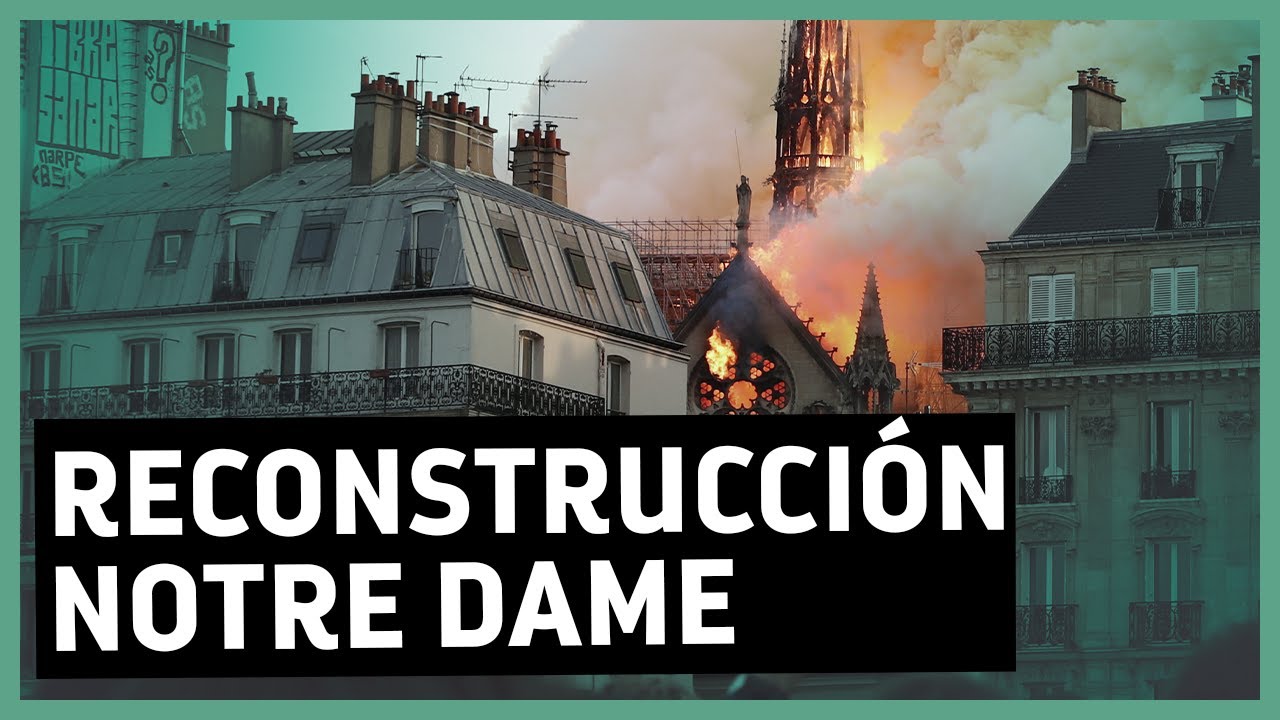 Así luce la reconstrucción de la catedral Notre Dame de París - YouTube