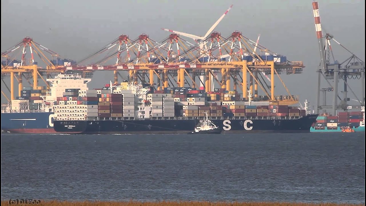 MSC ORNELLA - Weser - Bremerhaven - YouTube