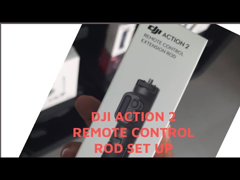 DJI ACTION 2 REMOTE CONTROL ROD SET UP - YouTube