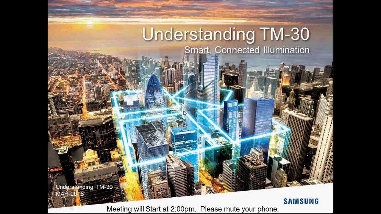 Training 8 Understanding TM 30 - YouTube