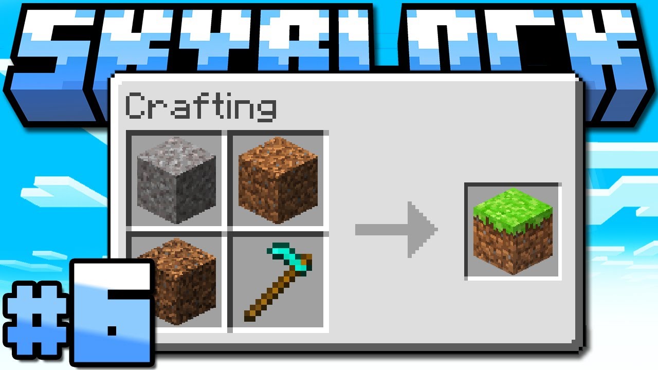 MISSIONE IMPOSSIBILE: ottenere l'ERBA - Minecraft SKYBLOCK #6 - YouTube