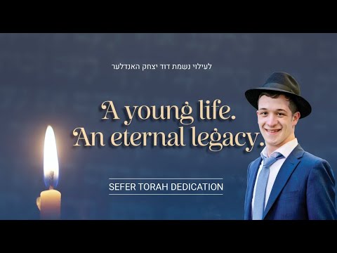 Yitzy Handler Sefer torah Campaign Video - YouTube