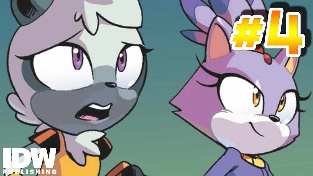 ¡Personajes femeninos! ¡BLAZE y TANGLE! - SONIC IDW #4 - YouTube