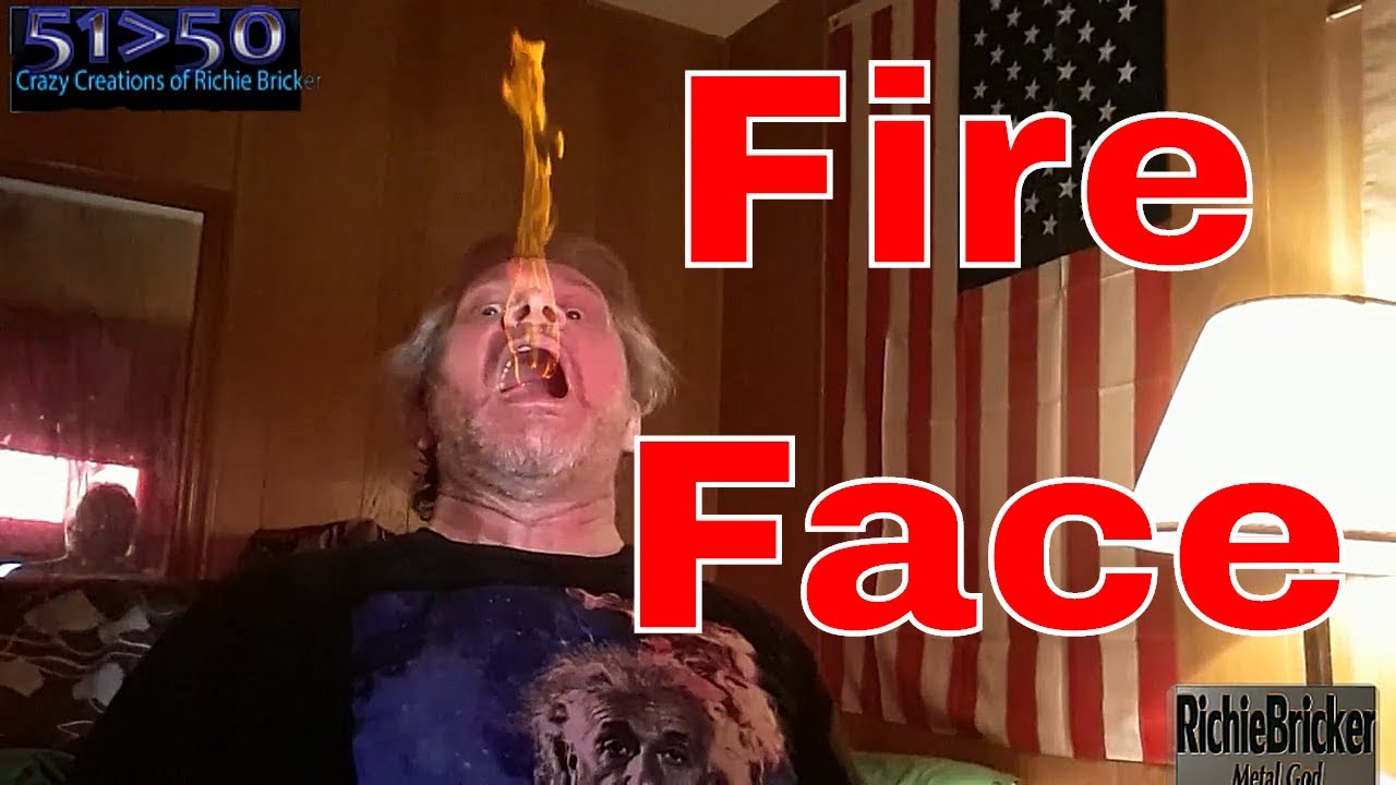 I set my face on fire - YouTube