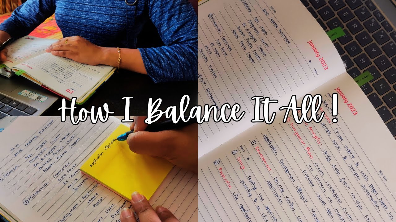 How I Balance Work, Study & YouTube | 10 Productivity Tips That ...