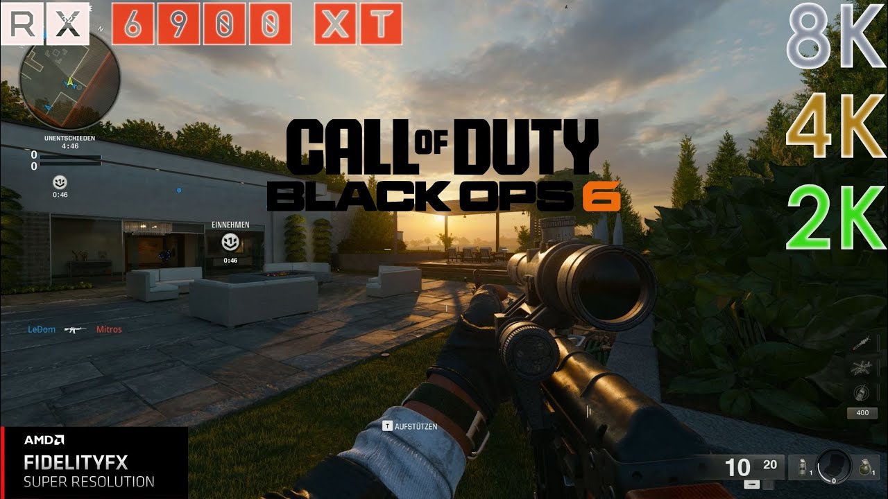 Call Of Duty Black Ops: 6 Beta Benchmark 8K, 4K, 2K, and FullHD FSR 3 ...
