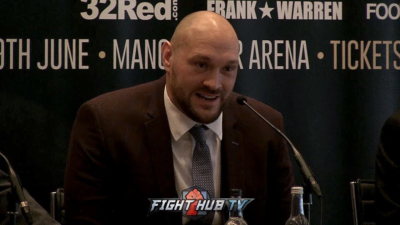 THE CHAMP IS BACK! TYSON FURY ANNOUNCES RETURN TO BOXING - FULL PRESS ...
