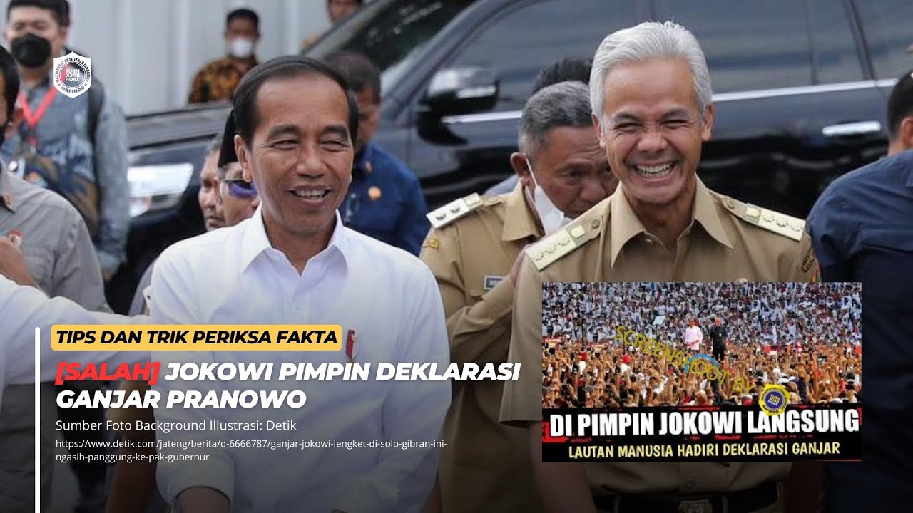 [SALAH] JOKOWI PIMPIN DEKLARASI GANJAR PRANOWO - YouTube