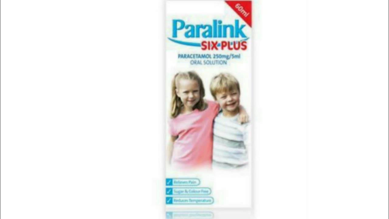 Paralink six plus paracetamol oral solution - YouTube