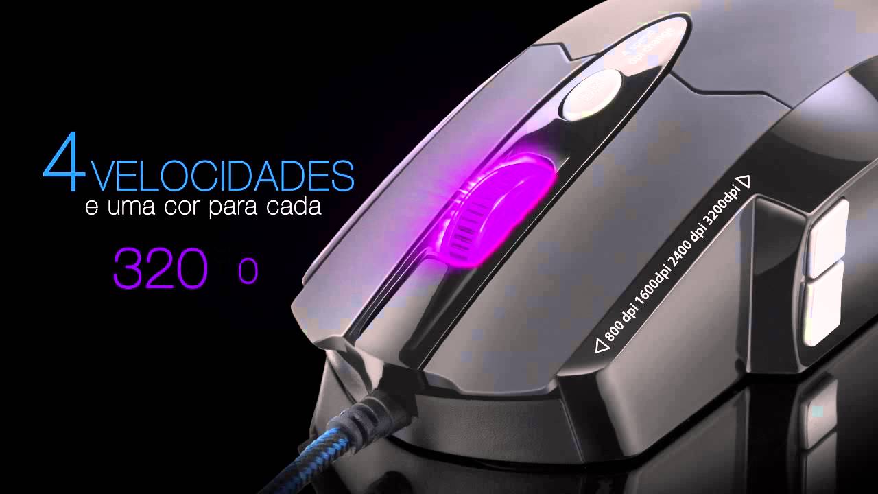 Mouse Gamer Warrior Multilaser MO191 USB - YouTube