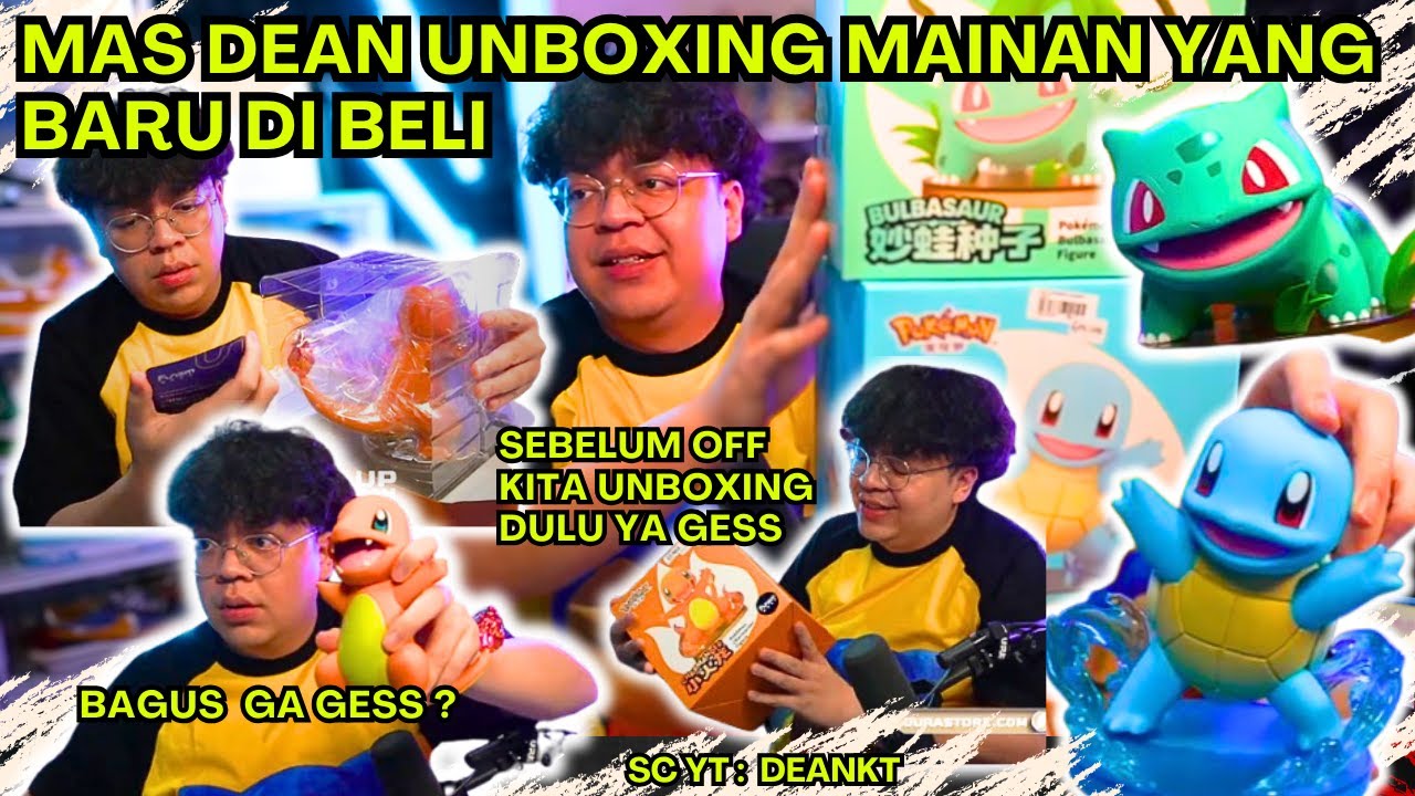 MAS DEANKT UNBOXING SEBELUM OFFSTREAM #live #deankt - YouTube